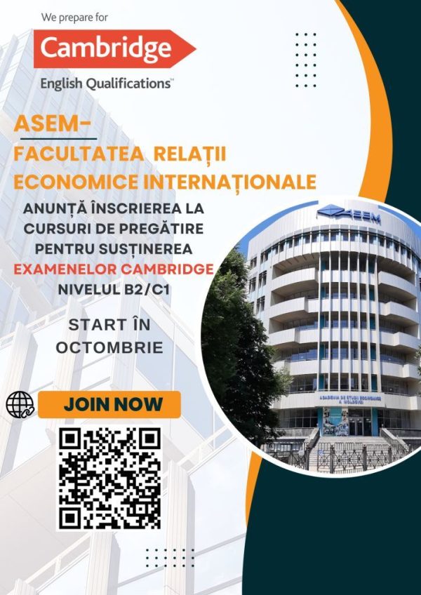 Cursuri Cambridge la ASEM - ASEM